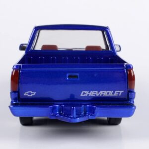 All Star Toys Motormax 1992 Chevy 454SS Pickup Lowrider Truck Candy Blue 1/24 Diecast Model Exclusive Get Low 79036