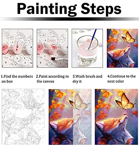 Aestalrcus Large Paint by Number for Adults, Acrylic Adults Paint by Numbers Kits on Canvas, 16x24 inch Large Size Painting by Numbers for Adults and Beginners for Home Wall Decoration and Gifts