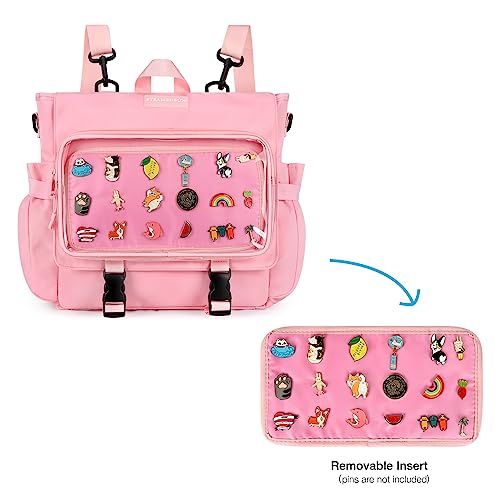 STEAMEDBUN Kawaii Backpack for School，Cute Backpack for Teen Girls，Aesthetic Ita Backpack with Insert