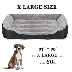 Dog Bed, Dog Beds for Large Medium Dogs, Rectangle Washable Dog Bed Comfortable and Breathable Large Dog Bed, Pet Bed