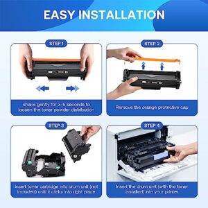 TN760 Toner Cartridge Replacement for Brother TN-760 TN730 TN-730 Compatible with HL-L2350DW HL-L2395DW HL-L2390DW HL-L2370DW MFC-L2750DW MFC-L2710DW DCP-L2550DW (Black,4 Pack)