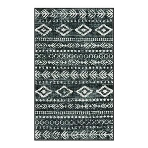 Lahome Farmhouse Moroccan Throw Rug, Washable 3x5 Bedroom Rugs Non Skid Home Office Area Rug Low-Pile Laundry Room Mat, Bohemian Tribals Soft Kids Playroom Nursery Room Floor Carpet