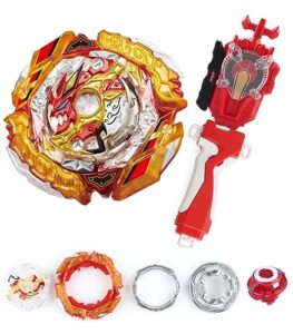 b-205 burst spriggan +1 piece sparking launcher bey battling burst gyros tops set burst quadrive bayblades pro series for boys kids birthday party idea gift