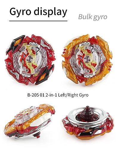 B-205 Burst Spriggan +1 Piece Sparking Launcher bey Battling Burst Gyros Tops Set Burst quadrive BayBlades pro Series for Boys Kids Birthday Party Idea Gift