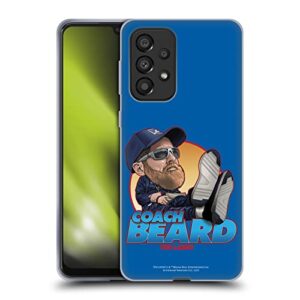 head case designs officially licensed ted lasso coach beard season 3 bobbleheads soft gel case compatible with galaxy a33 5g (2022)