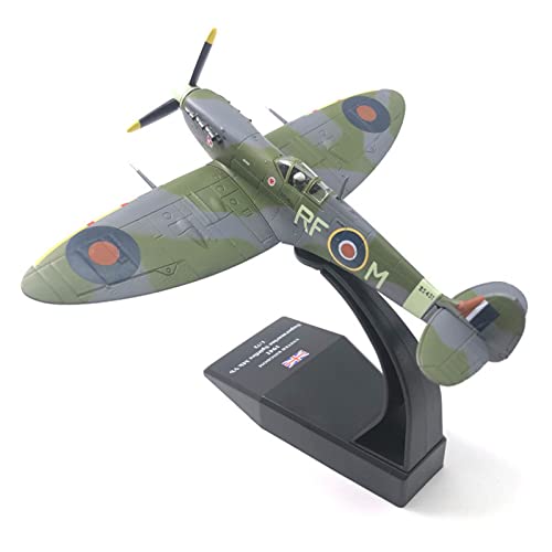 RCESSD Copy Airplane Model 1/72 for Spitfire Scale Die-cast Metal Finished Military Aircraft Model Display Decoration Collection