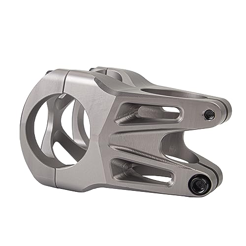 EVOSID MTB stem 31.8 stem Mountain Bike Stem Mountain Bike Handlebar Stem for Most Bike Road Bike MTB BMX (Black) (Titanium)