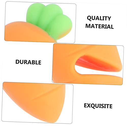 Housoutil 6pcs Pot Lid Overflow Preventer Silicone Utensil Holder Silicone Cooking Spoons Utensil Holders Spill-proof Lid Stand Pan Protectors Pot Lid Stand Carrot Spill-proof Lifters Animal