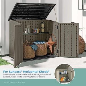 Suncast BMSASHELFH1 Shed Shelf Kit, No Size, Black