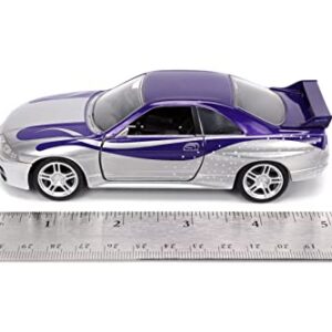 Fast & Furious 1:32 1995 Nissan Skyline GT-R(BNCR33) Die-Cast Car, Toys for Kids and Adults