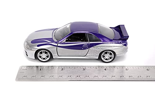 Fast & Furious 1:32 1995 Nissan Skyline GT-R(BNCR33) Die-Cast Car, Toys for Kids and Adults