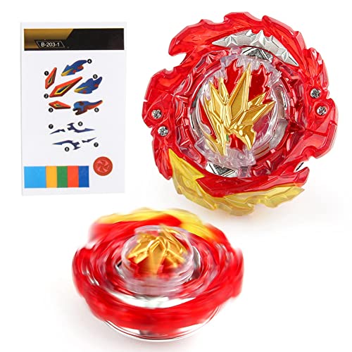 Bay Blades for 8-12 Bey Battle Burst Toy B-203-01 Super Hyperion MR.Tp. Xp-2 Booster Battling Tops Gaming Top Toys Play Blade Blades for Boys 6-8 Birthday Festival Gift for Children Kids