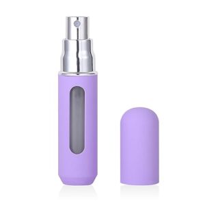 kayzon portable mini refillable perfume atomizer - travel size spray bottles for women - underfill scent pump case travel fragrance empty container bottom refill perfume bottle for traveling 5ml