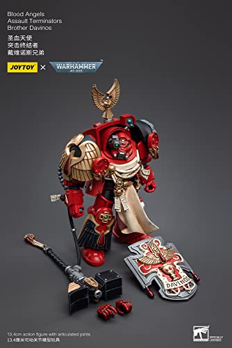 JoyToy Warhammer 40k: Blood Angels Assault Terminators Brother Davinos 1:18 Scale Figure