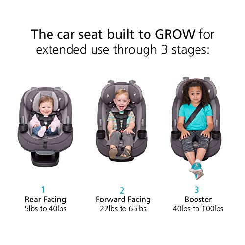 Safety 1st Grow and Go All-in-One Convertible Car Seat, Purple Haze