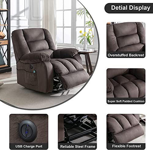 Phoenix Home Power Chair Lift Recliner, Brown