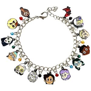 nbcnwqq owl house bracelet anime cosplay owl house metal charm bracelet gifts for woman and men