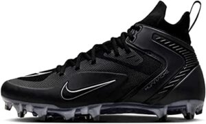 nike alpha huarache 8 elite lax lacrosse cleats men's black cw4440-011 (us_footwear_size_system, adult, men, numeric, medium, numeric_11)