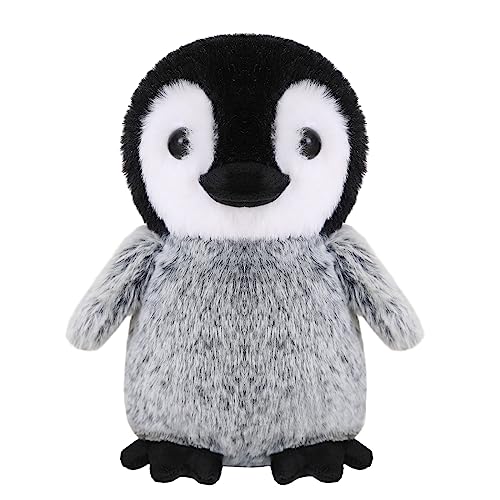 BRGETUO Penguin Stuffed Animals, Cute Penguin Plush Toy, Penguin Plushie Toys for Boys & Girls, Soft and Cuddly Penguin, Stuffed Animal Penguin for Kids-8IN