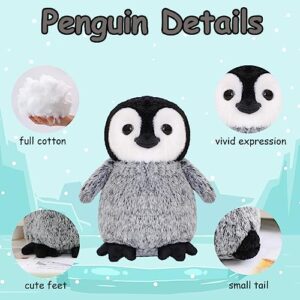 BRGETUO Penguin Stuffed Animals, Cute Penguin Plush Toy, Penguin Plushie Toys for Boys & Girls, Soft and Cuddly Penguin, Stuffed Animal Penguin for Kids-8IN