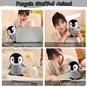 BRGETUO Penguin Stuffed Animals, Cute Penguin Plush Toy, Penguin Plushie Toys for Boys & Girls, Soft and Cuddly Penguin, Stuffed Animal Penguin for Kids-8IN