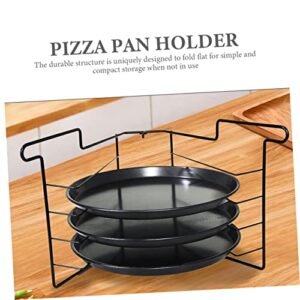 Cabilock Roasting Pan Food Platter Tray Display Dish Display Stand Pizza Pan Rest Food Plate Rack Oven Rack for Baking Hot Pot Serving Rack Pizza Plate Dish Rack Iron Vegetable Cold Dish