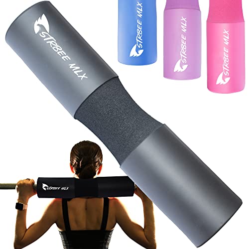 Squat Pad Barbell Pad Hip Thrust Pad Barbell Cushion Foam Sponge for Squat,Lunge,Weight Lifting Comfort Protection of Shoulders,Neck,Back,Crotch Suitable for Gym Standard Olympic Barbell Black