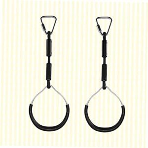 2pcs Swing Outdoor Kids Ring Outdoor Swing for Kids Playground Rings Swing Ring Set Strength Training Ring Kids Workout Ring Gymnastic Ring for Children Climbing Ring The Swing