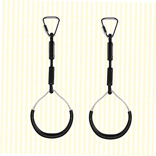 2pcs Swing Outdoor Kids Ring Outdoor Swing for Kids Playground Rings Swing Ring Set Strength Training Ring Kids Workout Ring Gymnastic Ring for Children Climbing Ring The Swing