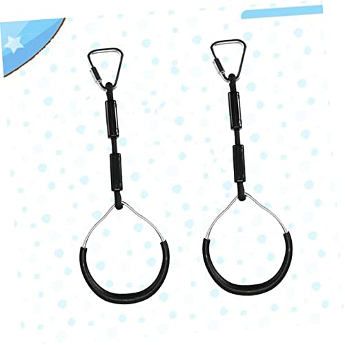 2pcs Swing Outdoor Kids Ring Outdoor Swing for Kids Playground Rings Swing Ring Set Strength Training Ring Kids Workout Ring Gymnastic Ring for Children Climbing Ring The Swing