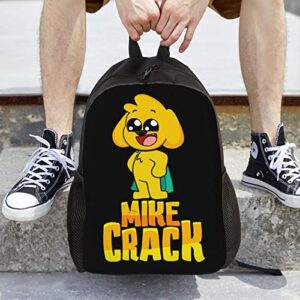 Hei Bai.JZQ Outdoor Durable Multifunction Casual Canvas Bag Cartoon Backpack Daypack Bookbag