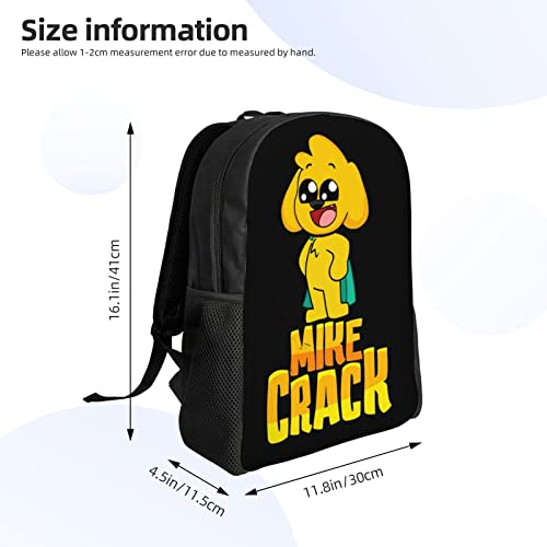 Hei Bai.JZQ Outdoor Durable Multifunction Casual Canvas Bag Cartoon Backpack Daypack Bookbag