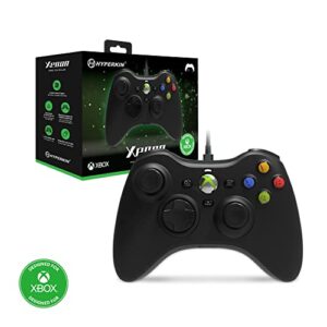 hyperkin xenon wired controller (black) for xbox series x|s/xbox one/windows 10|11