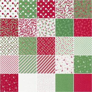 Me and My Sister Designs Reindeer Games Jelly Roll 40 2.5-inch Strips Moda Fabrics 22440JR