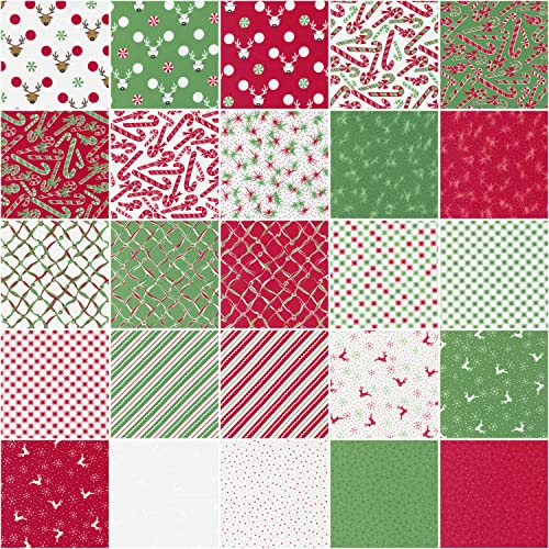 Me and My Sister Designs Reindeer Games Jelly Roll 40 2.5-inch Strips Moda Fabrics 22440JR