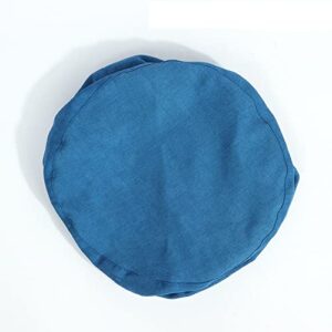 DHTDVD Small Round Beanbag Sofas Cover Waterproof Gaming Bed Chair Seat Bean Bag Solid Lounger Chair Sofa Cotton Linen (Color : E, Size : 20x32cm)