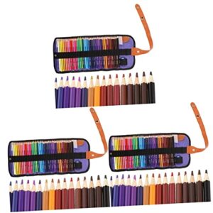 nuobesty erasable colored pencils 3 sets colored pencils suit case pencil sketching pencil set bulk colored pencils artist coloring pencils graffiti art pencils portable drawing pencils