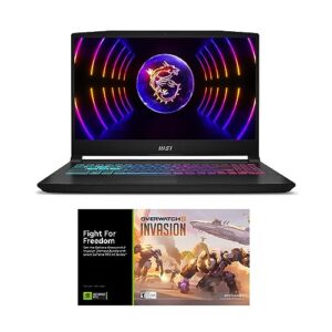 excaliberpc 2023 msi katana 15 b13vgk-1007us (i9-13900h, 32gb ram, 1tb nvme ssd, rtx 4070 8gb, 15.6" 144hz fhd, windows 11) gaming laptop