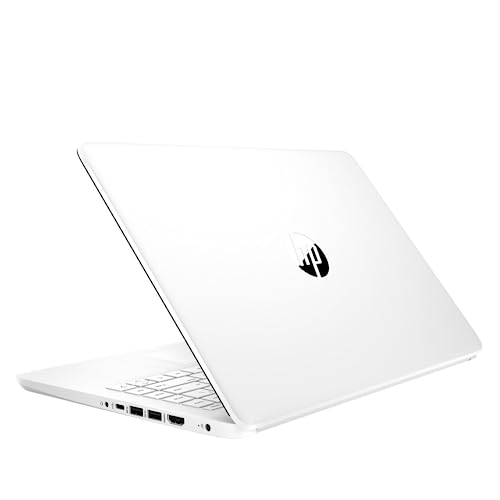 HP Latest Stream 14" HD Laptop, Intel Celeron Processor, 4GB Memory, 64GB eMMC Storage, Fast Charge, HDMI, Up to 11 Hours Long Battery Life, Office 365 1-Year, Win 11 S, Microfiber Bundle, White