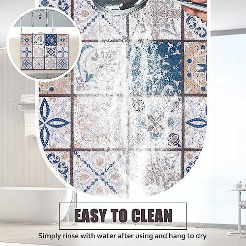 Square Shower Mat 24x24 Inch Non Slip Bath Mat for Inside Shower Loofah Shower Mat for Elderly Soft Textured Foot Massage Pad Bathroom Floor Mat for Wet Area, Without Suction Cups, Quick Drying