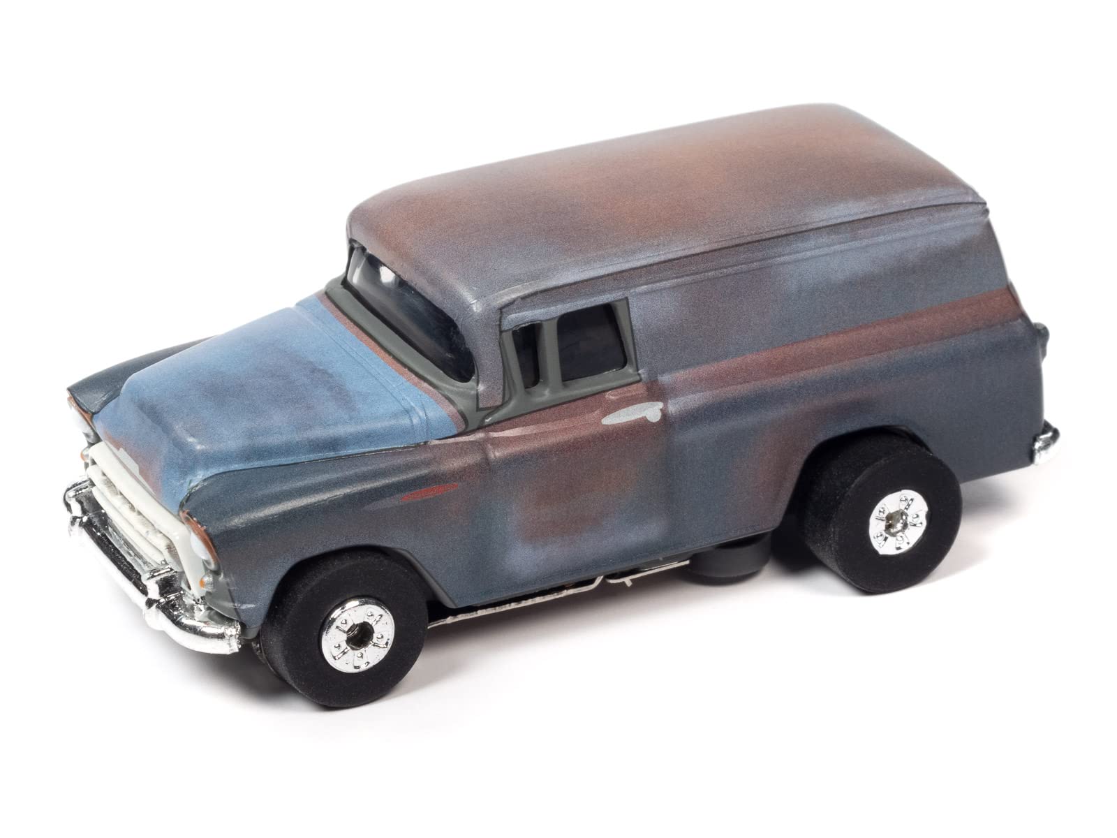 Auto World Thunderjet 1957 Chevrolet Suburban (Rusted) HO Scale Slot Car