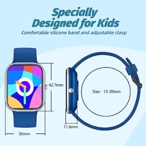 YOUSOKU Smart Watch for Kids, Fitness Tracker Watch with 19 Sport Modes, Pedometers, Sleep Mode, IP68 Waterproof, Kids Smart Watch, Great Gift for Boys Girls Teens 6-14 Compatible with Android iOS…