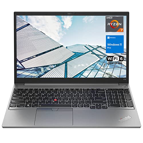 Lenovo ThinkPad E15 Gen4 Business Laptop, 15.6" FHD Display, AMD Ryzen 7 5825U Processor, 40GB RAM, 1TB SSD, Backlit KB, Webcam, Wi-Fi 6, Windows 11 Pro