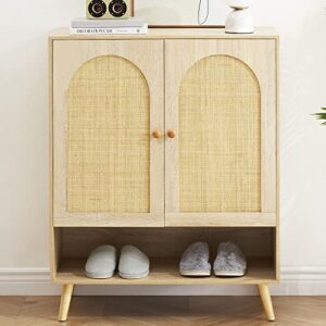 Amyove PHO_0Y1S Shoe Cabinet, Natural