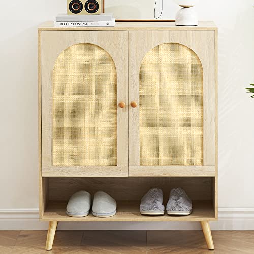 Amyove PHO_0Y1S Shoe Cabinet, Natural