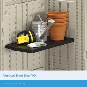 Suncast BMSASHELFV1 Shed Shelf Kit, Black