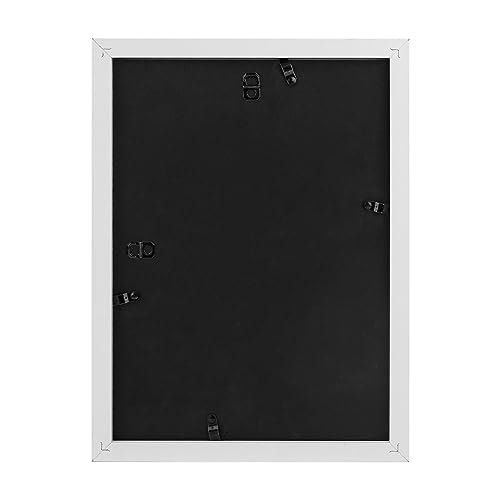 AUEAR, A4 Picture Frame White Set of 2, 8.3x11.7 Frame Wall Mounted Horizontal And Vertical