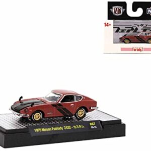 M2 Auto Meets Set of 6 Cars in Display Cases Release 67 Limited Edition 1/64 Diecast Model Cars Machines 32600-67