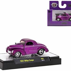 M2 Auto Meets Set of 6 Cars in Display Cases Release 67 Limited Edition 1/64 Diecast Model Cars Machines 32600-67