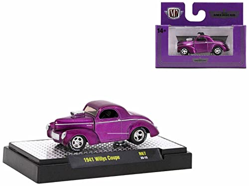 M2 Auto Meets Set of 6 Cars in Display Cases Release 67 Limited Edition 1/64 Diecast Model Cars Machines 32600-67